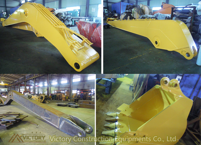 Long Reach Front for PC400-7 Excavator to UAE--VEC Attachment Long Reach Front for PC400-7 Excavator to UAE--VEC Attachment